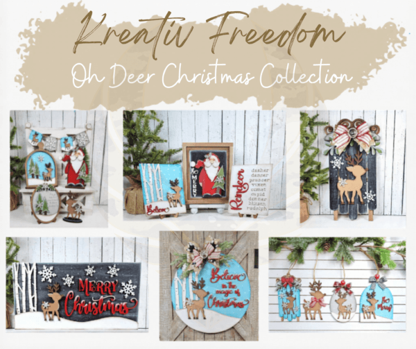 Oh Deer Christmas DIY Wood Craft Bundle – Signs, Ornaments & Decor Set ...
